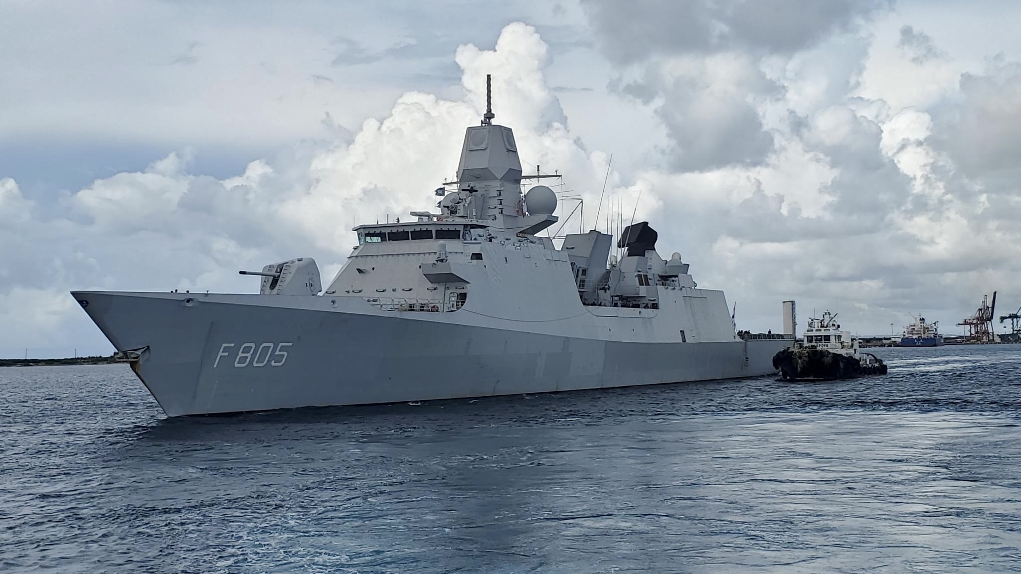 U.K. Strike Group Arrival into Guam - Cabras Marine Corporation